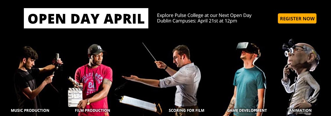 Film, Music, Gaming, Animation Courses Dublin, Ireland - Pulse College